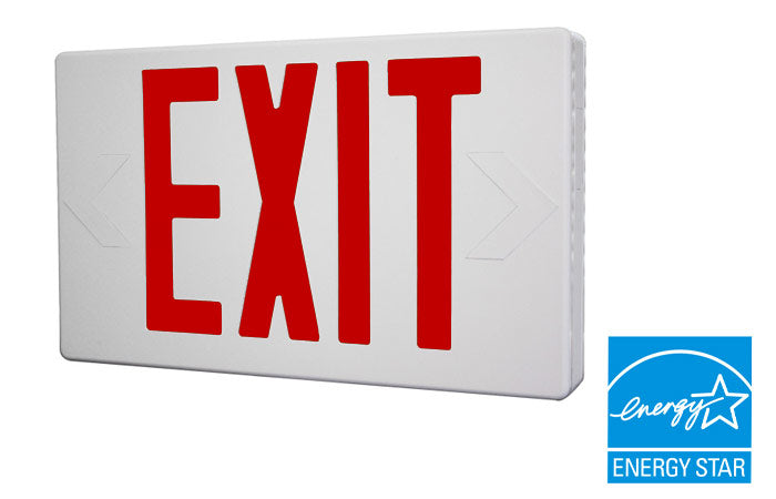 Energy Star Exit Sign Emergency Lighting