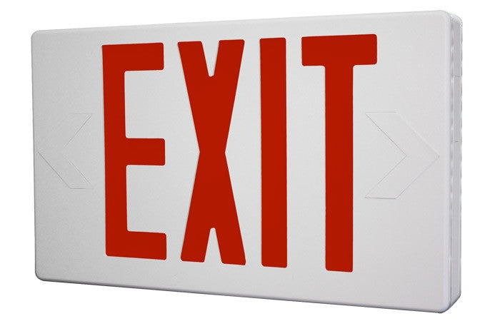 Red LED Exit Sign Emergency Lighting