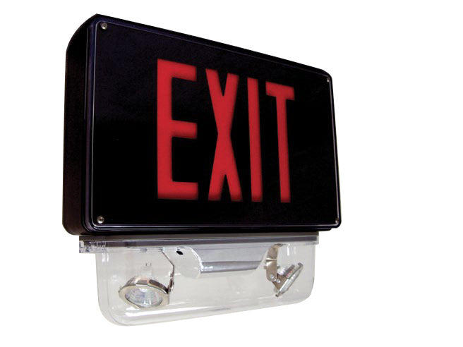 Vandal Proof Exit Sign Combo Emergency Lighting