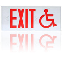 Wheelchair Exit Sign Emergency Lighting